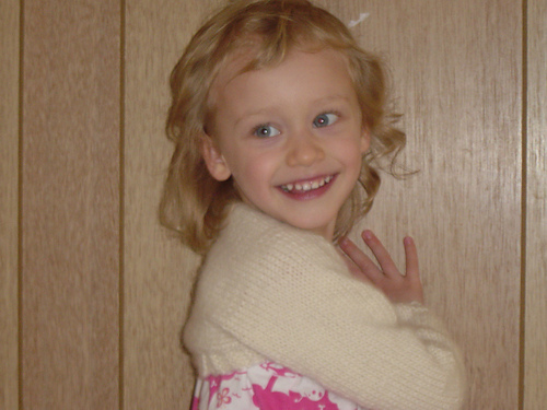 Ravelry: Seamless Little Girls Easter Shrug pattern by Rebecca Krolikowski
