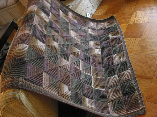 Ravelry: 1063 Mitered Square Afghan pattern by Plymouth Yarn Design Studio