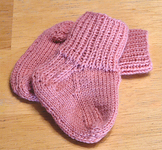 Ravelry: Basic Baby Socks on 2 Circs pattern by Tammy King