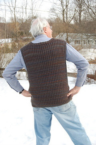 Ravelry: Man's Brioche Vest pattern by Erica Alexander