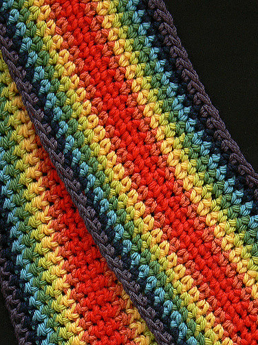 Ravelry: rainbow scarf pattern by sharon maher