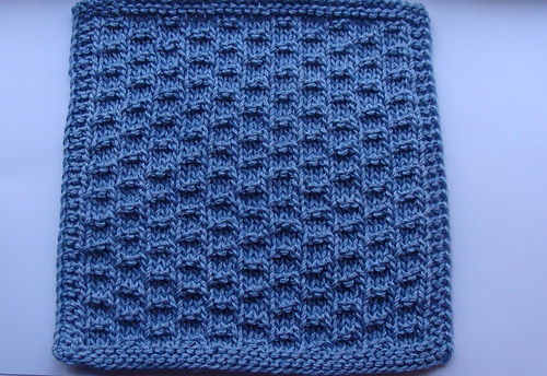 Ravelry: Double Fleck Stitch Dishcloth pattern by Kit Zerbe