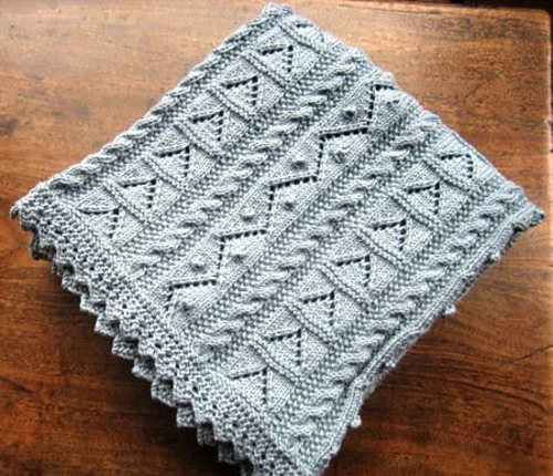 Ravelry: Eriskay Cot Blanket pattern by Debbie Bliss