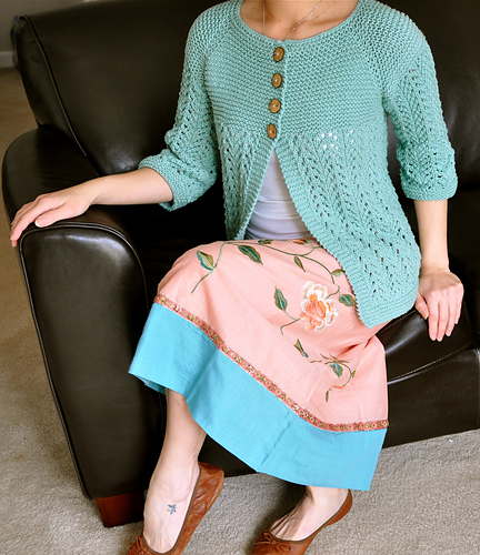 Ravelry: hapichick's Spring February Lady Sweater