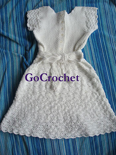 Ravelry: First Communion Dress pattern by Ellen Gormley