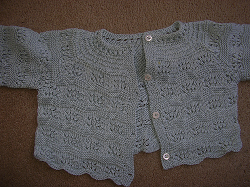 Ravelry: Baby's cardigan in Old Shale pattern 6069 pattern by Dewhurst's