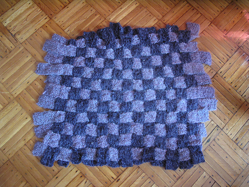 Ravelry: Woven Woolen Rug pattern by Erika Knight