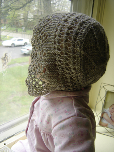 Ravelry: Heirloom Shetland Lace Baby Bonnet pattern by Jill Ireland