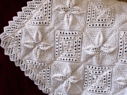 Ravelry: Lace Edged Pram Cover pattern by Patons UK