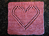 Ravelry: Double Eyelet Heart pattern by Evelyn A. Clark