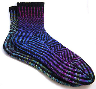 Ravelry: Stained Glass Window Socks pattern by Karen Wessel