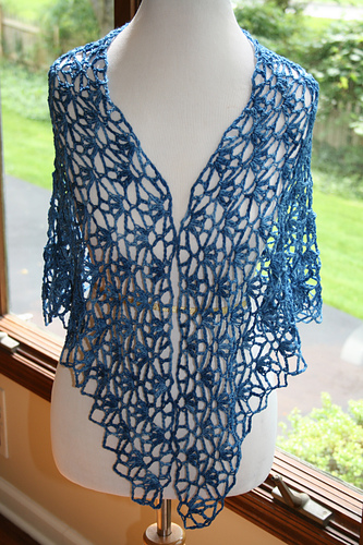 Ravelry: My Blue Jeans Shawl pattern by Knottie by Nature