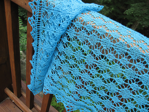 Ravelry: Large Rectangle with Center Diamond Pattern pattern by Jane ...
