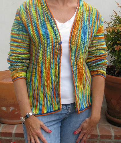 Ravelry: Side-to-Side Cardigan pattern by harriet elliot