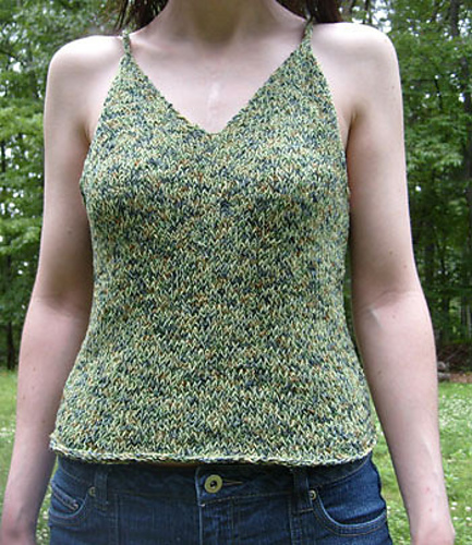 Ravelry: #28 V-Neck Tank Top pattern by Suzan Lee