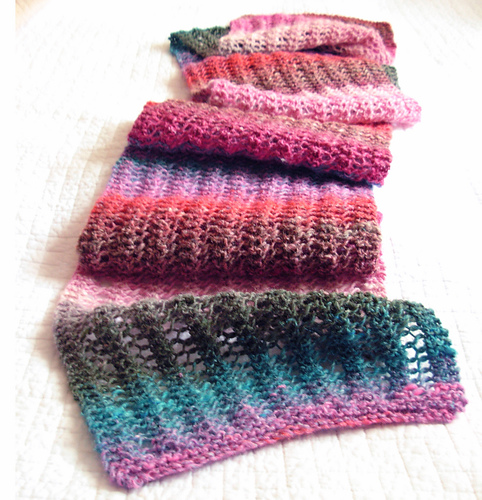 Ravelry: One Row Lace Scarf pattern by Turvid