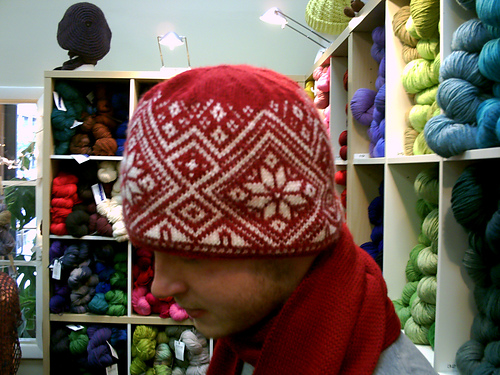 Ravelry: Norwegian Snowflake Hat pattern by Todd Gocken
