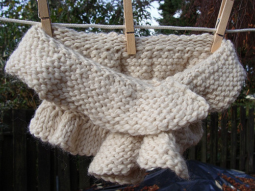 Ravelry: Double Ruffle Neckwarmer pattern by Jennifer Miller Comstock