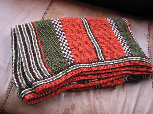 Ravelry: Autumn Stripes Afghan pattern by Patons
