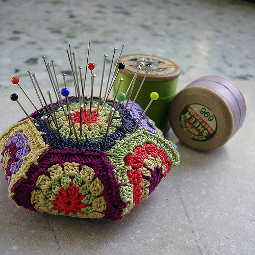 Ravelry: Hexagon Pincushion pattern by Leanda Xavian