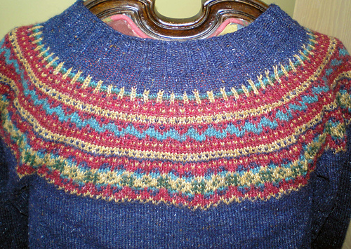Ravelry: Fair Isle Yoke Pullover pattern by Elizabeth Zimmermann