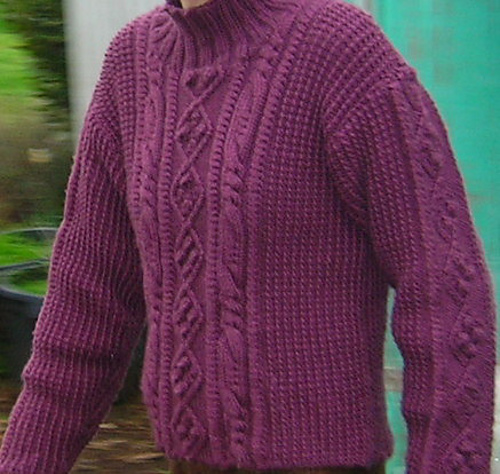 Ravelry: design 1 aran jumper pattern by Cleckheaton