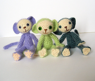 Ravelry: Cheeky Munky Amigurumi pattern by Irene Strange