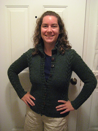 Ravelry: Moss Cabled Cardigan pattern by Nancy J. Thomas