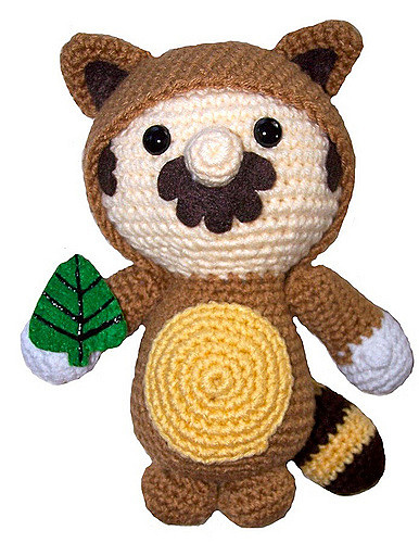 Ravelry: Tanooki Mario Crochet Pattern pattern by Michelle Rheaume