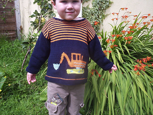 Ravelry: Big Digger Sweater pattern by Lucinda Guy