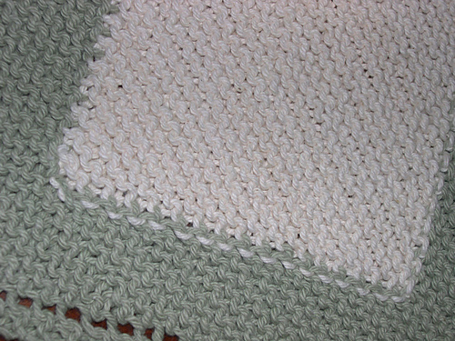 Ravelry: Framed Diagonal Dishcloth pattern by Jana Trent