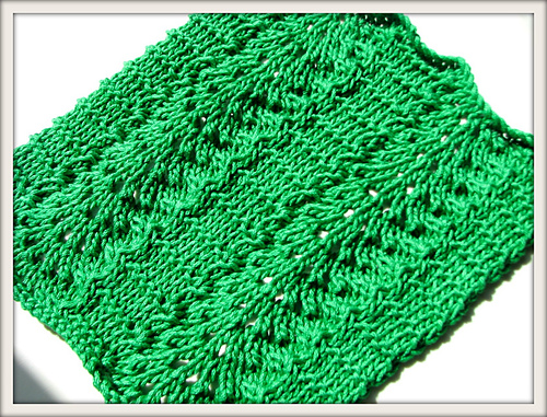 Ravelry: Wavy Lace Washcloth pattern by Briana Larson