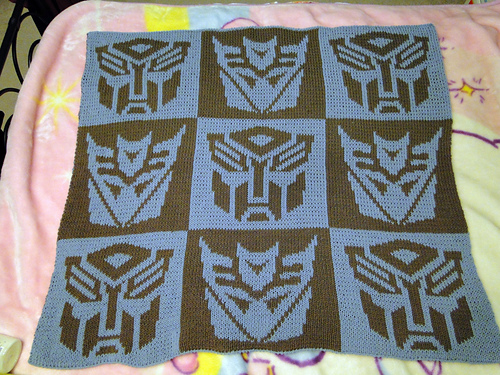 Ravelry: Autobot-Decepticon Matched Charts pattern by Elizabeth Thomas