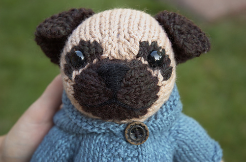 Ravelry: Pug with Anorak pattern by Barbara Prime
