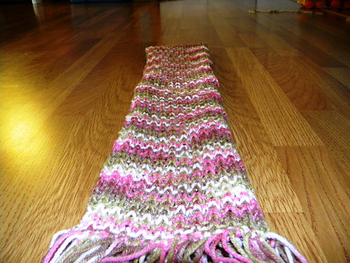 Ravelry: Easy Broken Rib Scarf pattern by Knitting on the Net