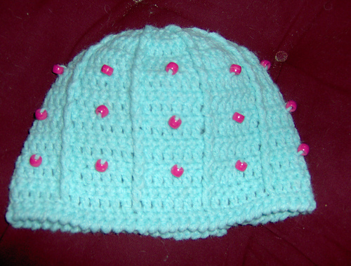 Ravelry: Child's Bead and Cable Hat pattern by Cari Raboin