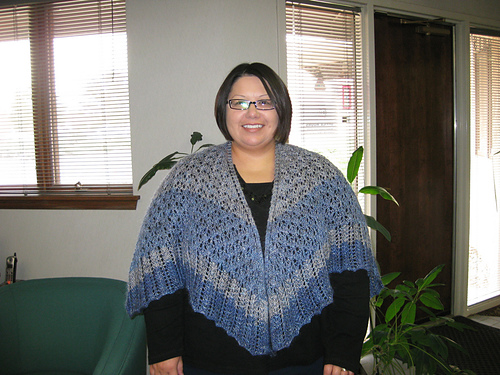 Ravelry: Mirth: A Fitted raglan Shawl pattern by Stefanie Japel