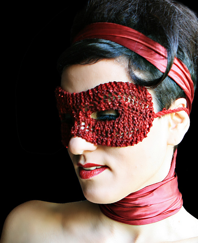 Ravelry: Knitted Mask pattern by Jennifer Hansen