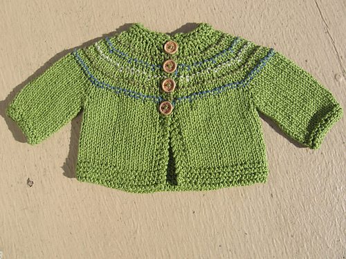 Ravelry: 5 Hour Sweater for babies pattern by Gail Bable