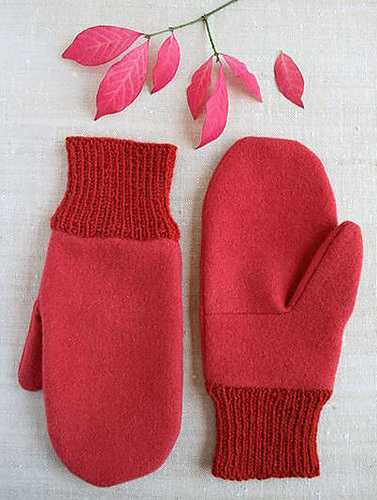 Ravelry: Felt Mittens with Knitted Cuffs pattern by Purl Soho
