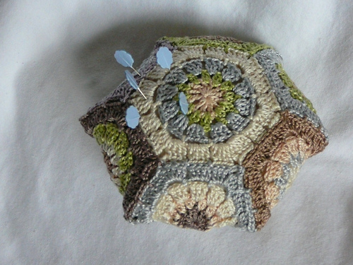 Ravelry: Hexagon Pincushion pattern by Leanda Xavian