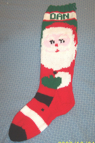 Ravelry: Santa Christmas Stocking pattern by Mary Maxim