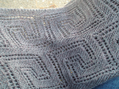Ravelry: Greek Key Lace Scarf pattern by Jay Petersen