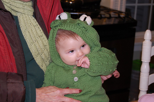 Ravelry: Frog Suit with Hood pattern by Alison Jenkins