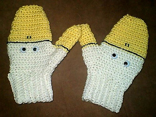 Ravelry: Duck Mittens pattern by Ellie Smallcombe