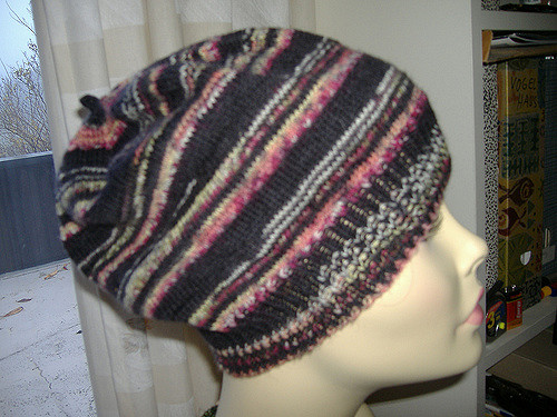 Ravelry: Sock Yarn Slouch hat pattern by Sandra Bichlmayer