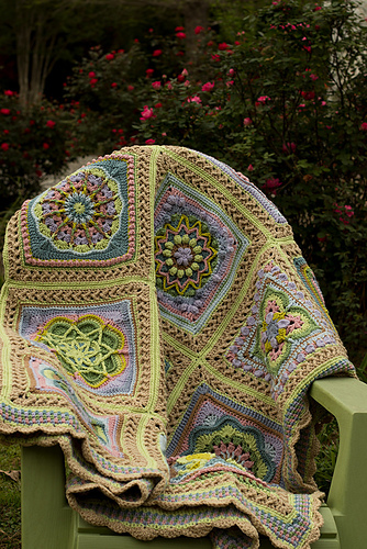 Ravelry: MossyOwls' Whispers of Spring Afghan