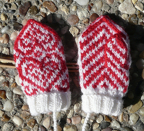 Ravelry: Scandinavia Miniature Mittens pattern by Randi K Design
