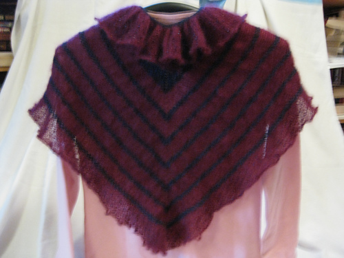 Ravelry: Ruched and Ruffled Pelerine pattern by Lynette Meek