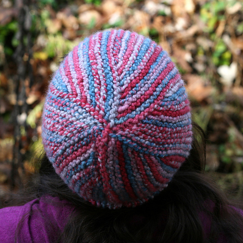 Ravelry: Sideways Striped Superstar Hat pattern by Jill Draper
